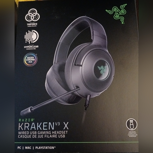 Video Games & Consoles | New In Box Razor Kraken V3 X Gaming Headset Wired | Poshmark